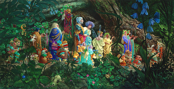James Christensen - The Royal Processional - Christ-Centered Art