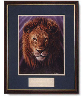 Ron Iverson - Lion and Lamb - Christ-Centered Art