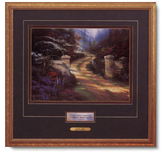 Thomas Kinkade - Spring Gate Inspirational Print - Christ-Centered Art