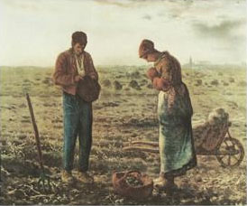 Jean Francois Millet - The Angelus - Christ-Centered Art
